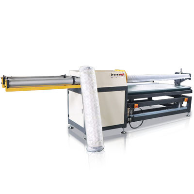 Semi Automatic Mattress Rolling Machine Latex Mattress Manufacturing ...